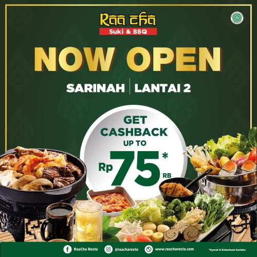 Raa Cha Suki & BBQ Hadir kembali di Sarinah - Champ Resto Indonesia