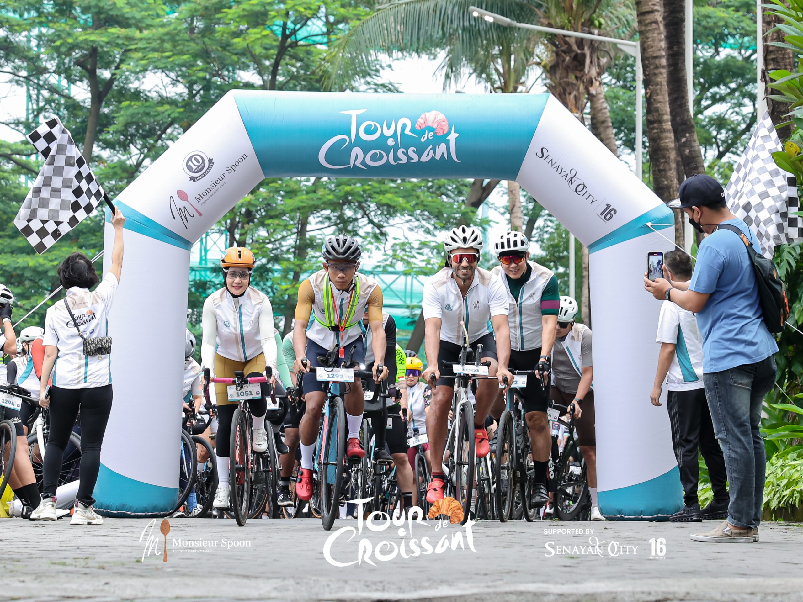 Monsieur Spoon again held the fun bike Tour de Croissant 2022.